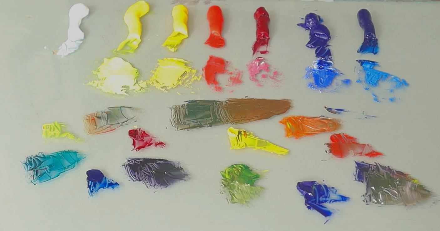 Basic Colour Mixing Tips Using A Limited Palette