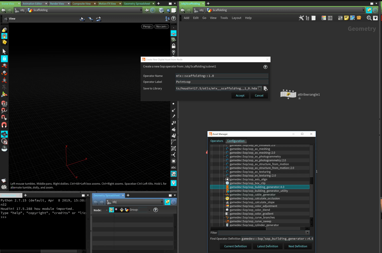 Procedural Modeling For Film and Video Games