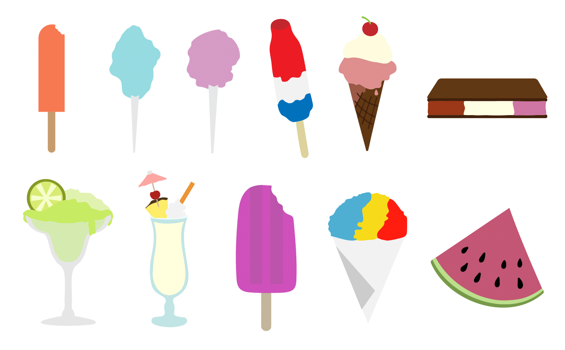Summer Treats Collection (SVG/PNG)