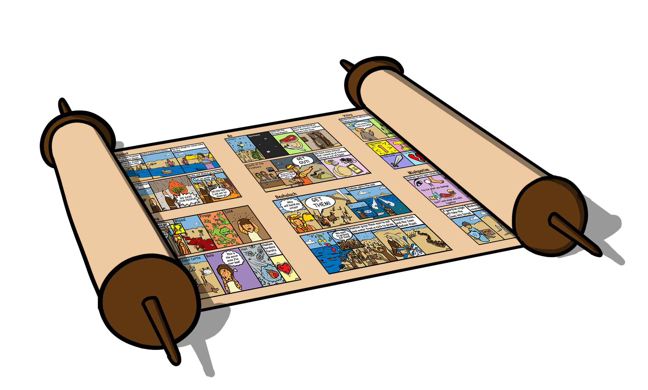 Torah Comics (Digital/Printable Files)