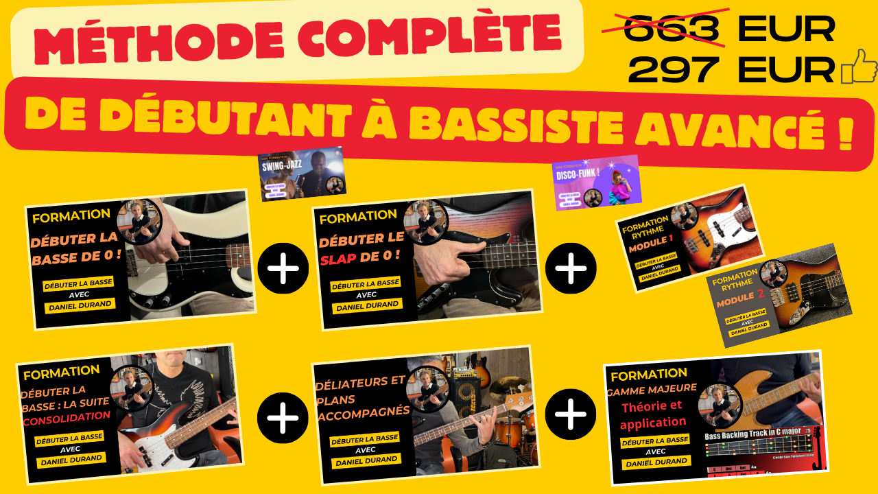 DE DÉBUTANT COMPLET À BASSISTE AVANCÉ : La méthode pas-à-pas pour apprendre la basse quand on ...