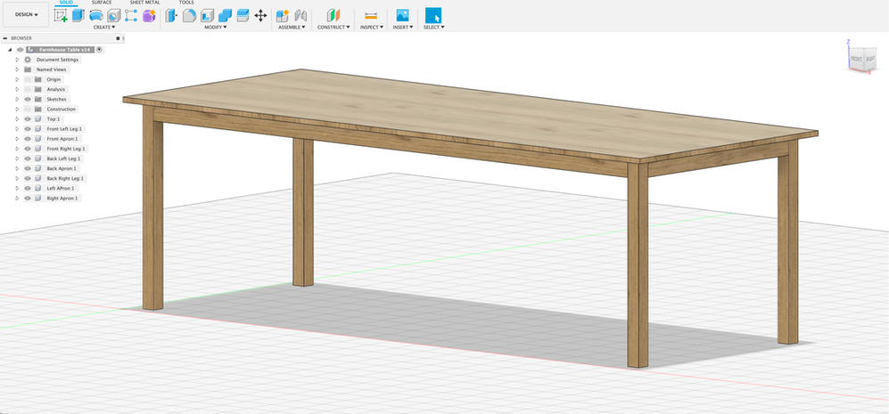 Furniture Design in Fusion 360