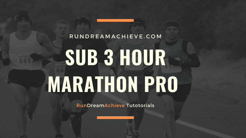 Sub 3 Hour Marathon