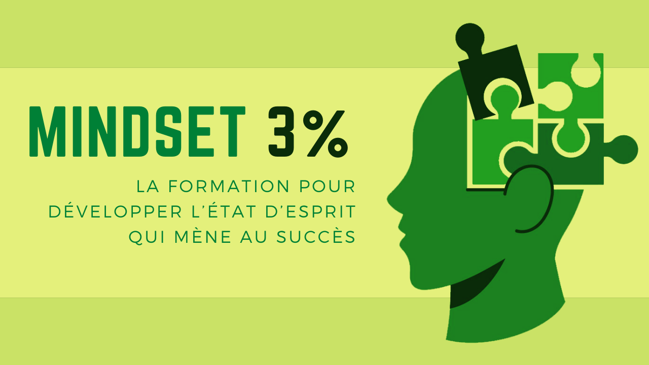 MINDSET 3% - La formation pour développer l’état d’esprit qui mène au ...