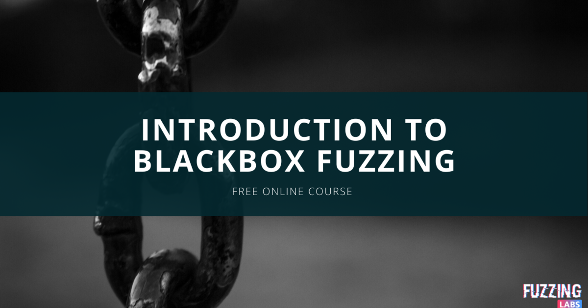 Introduction to Blackbox Fuzzing
