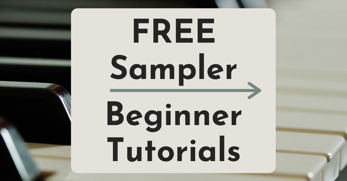 FREE Beginner Tutorials Sampler