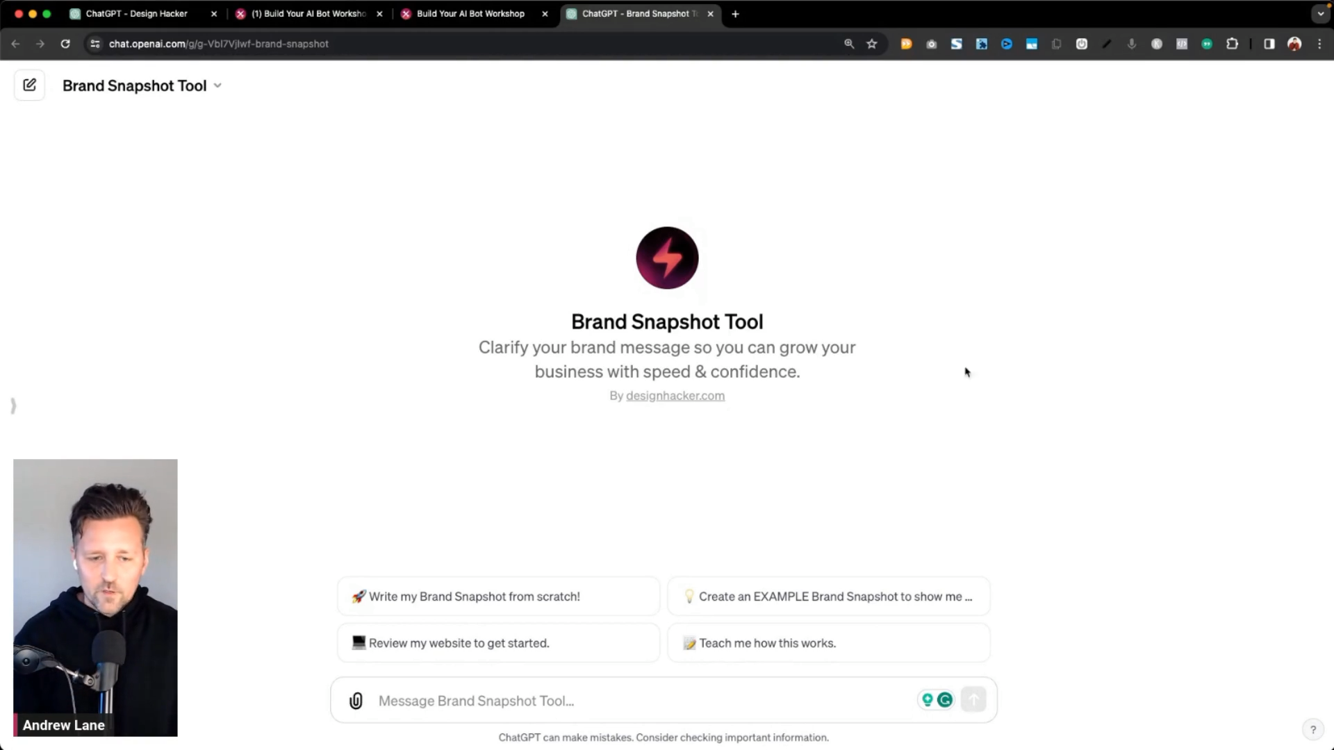 Build Your AI Bot | Workshop + Template