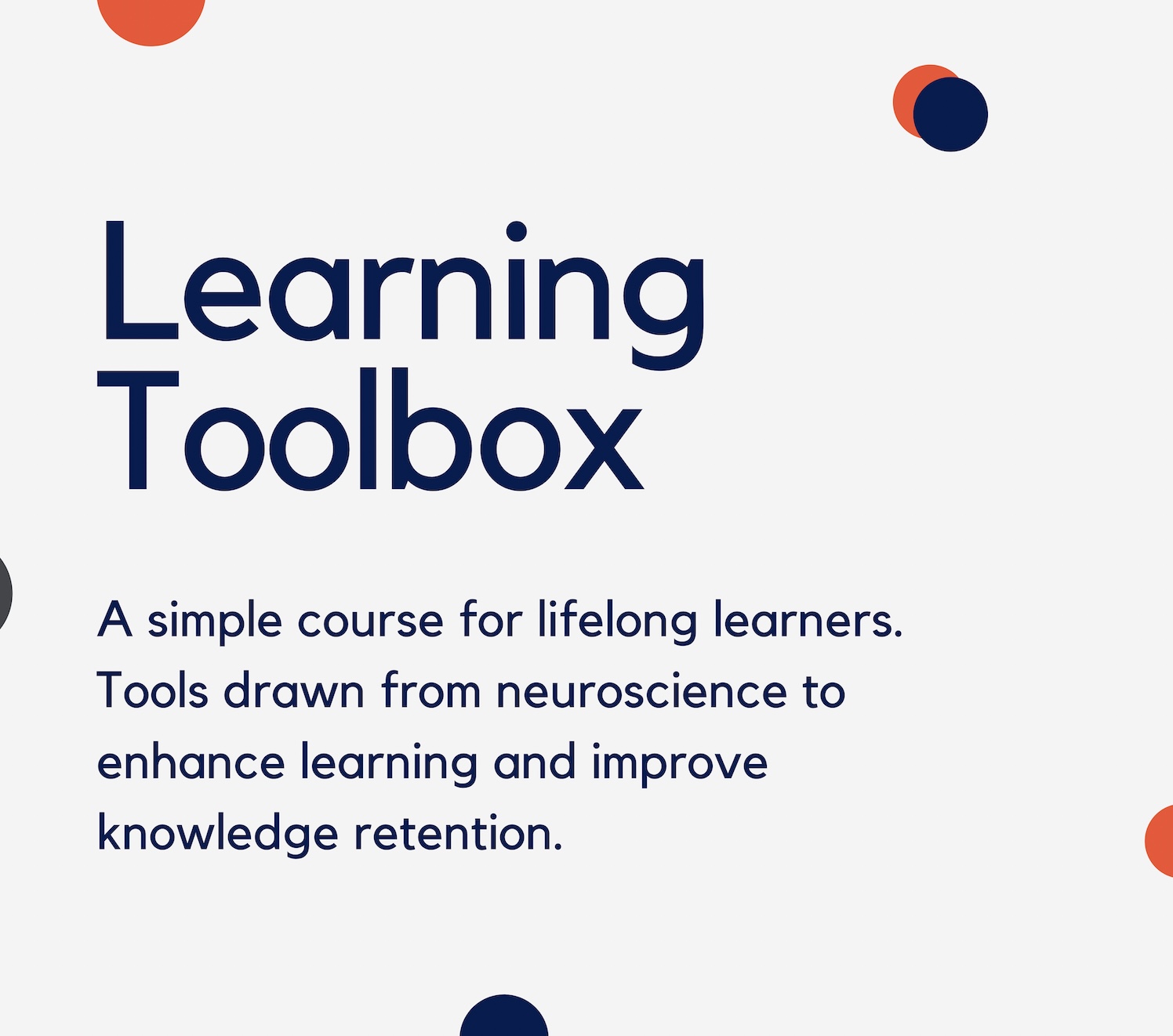 Learning Toolbox