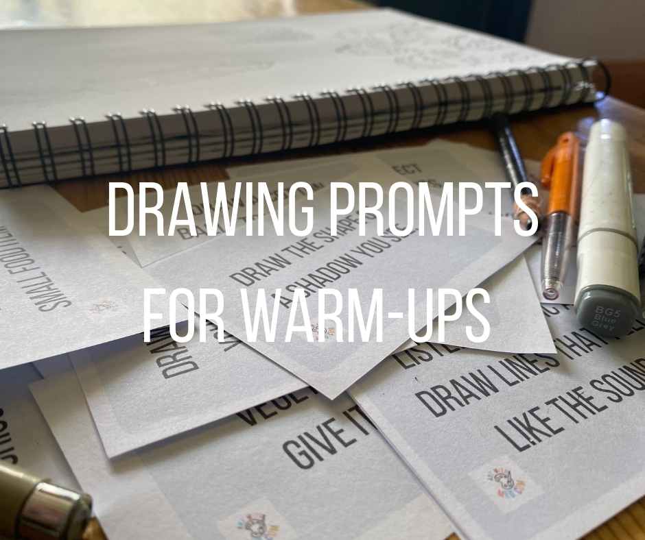 Sketchbooks ~ Warm-up Drawing Prompts PDF