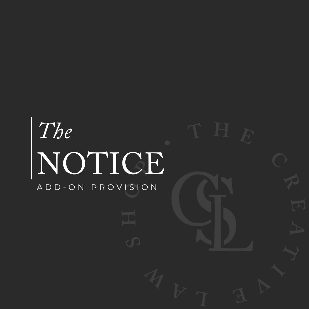 The Notice Provision