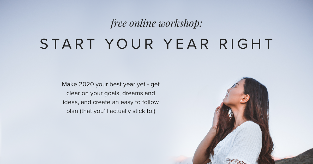 Start Your Year Right Workshop