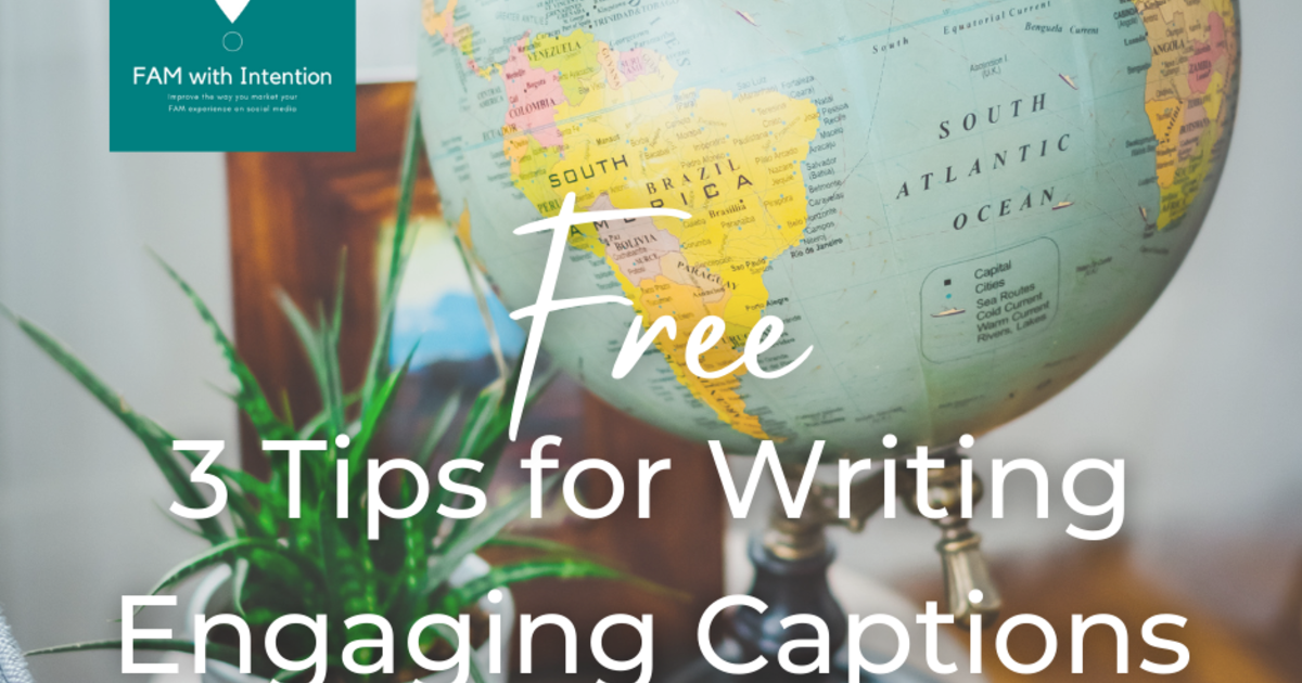 Three Tips on How to Write Engaging Captions