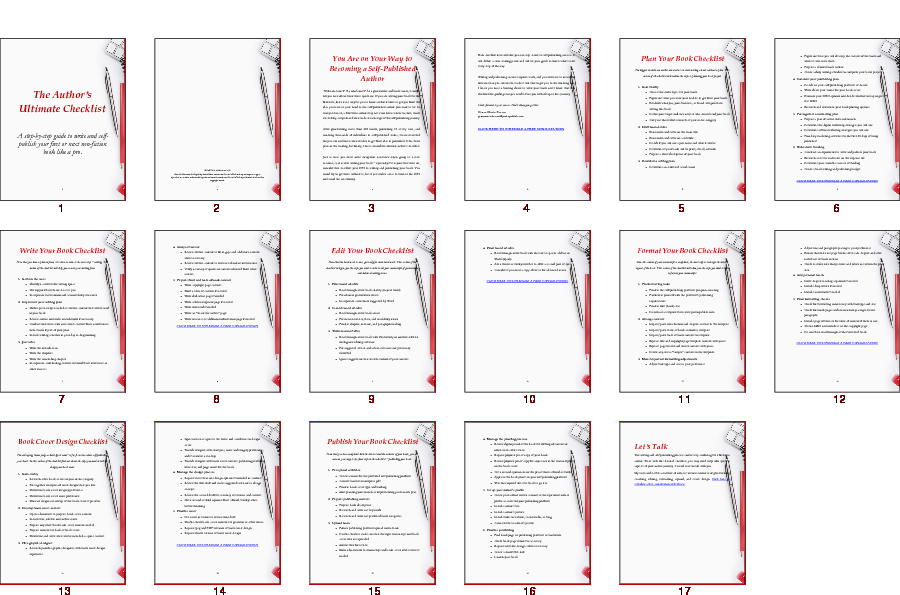 The Author's Ultimate Checklist