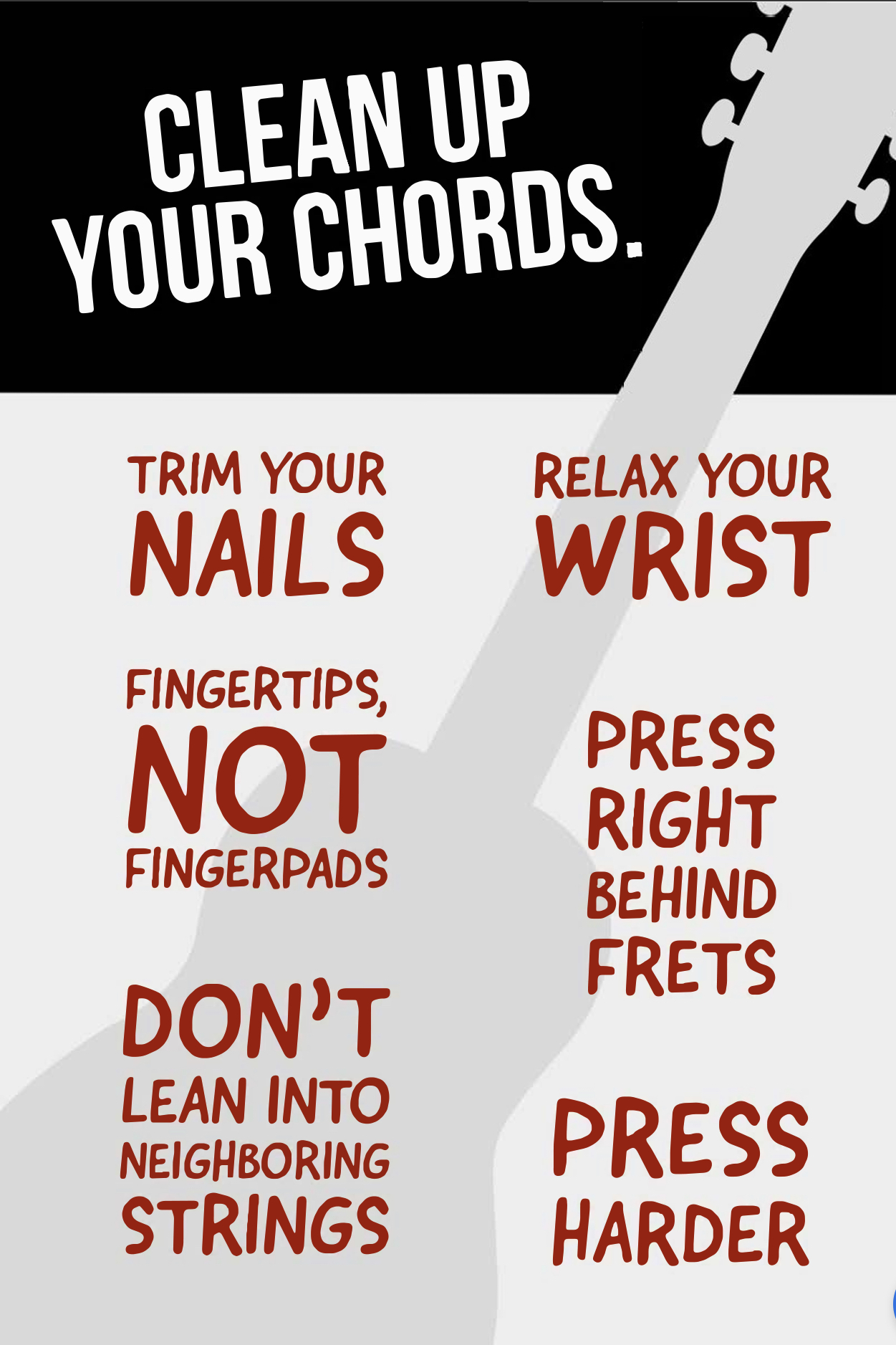 OWN IT. Clean Up Your Chords Checklist