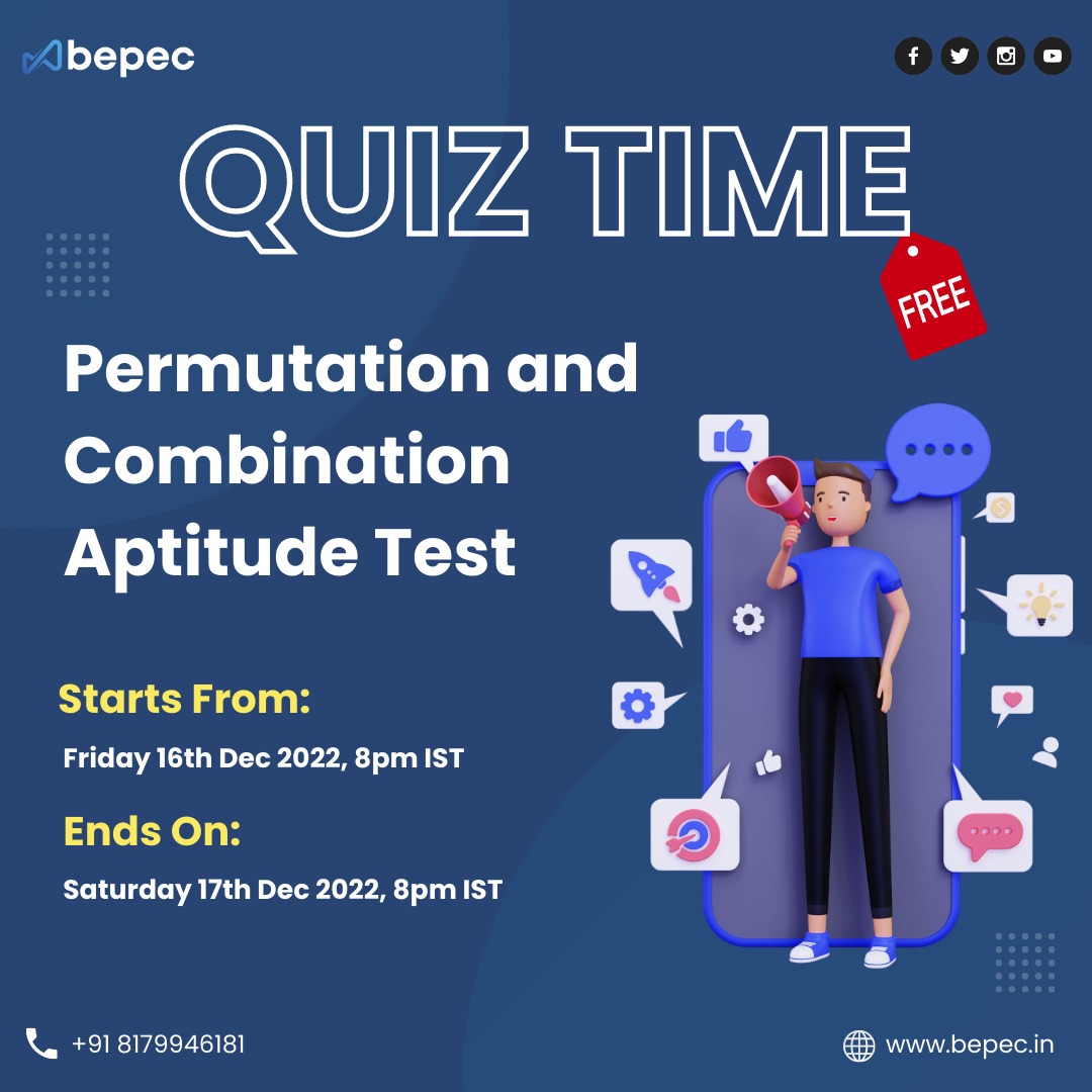 Permutation and Combination Aptitude Test