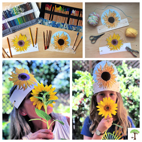 Printable Sunflower Crown Template