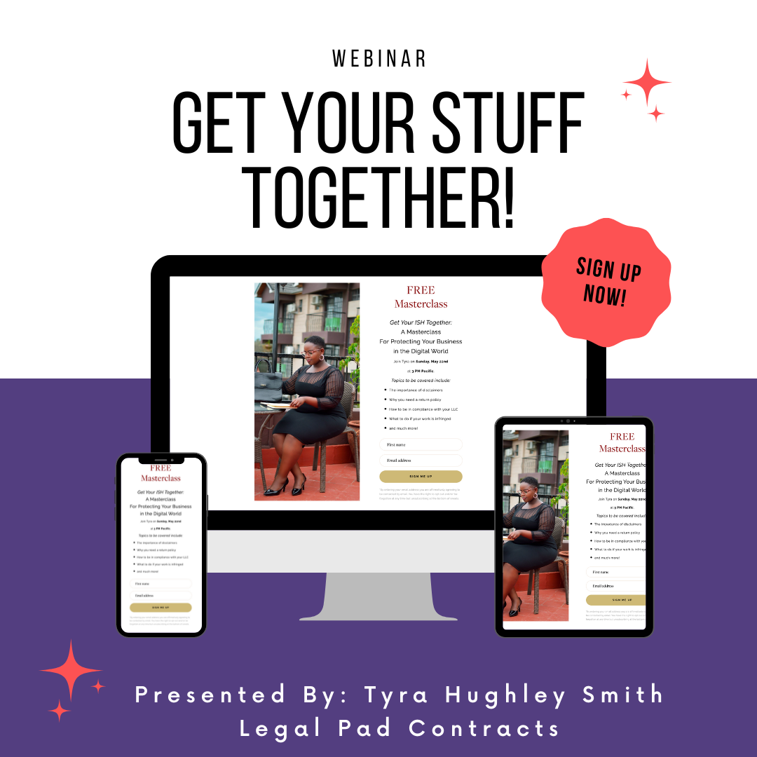 MASTER CLASS: Get Your Stuff Together!