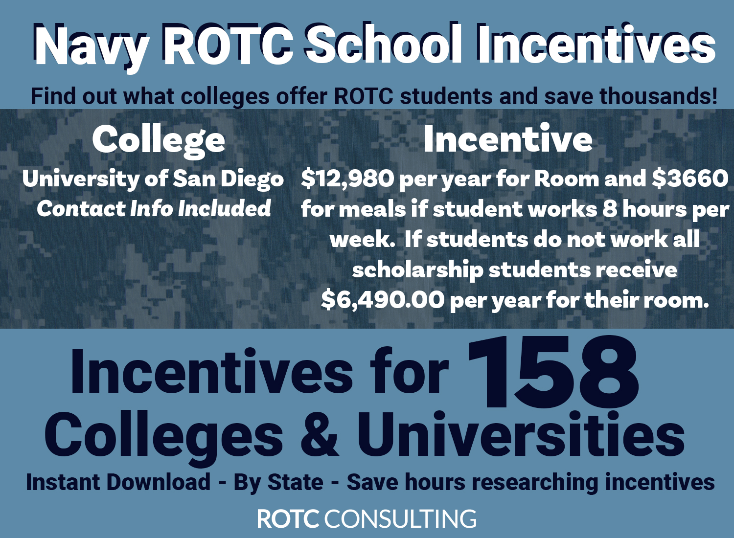Navy ROTC College Incentives