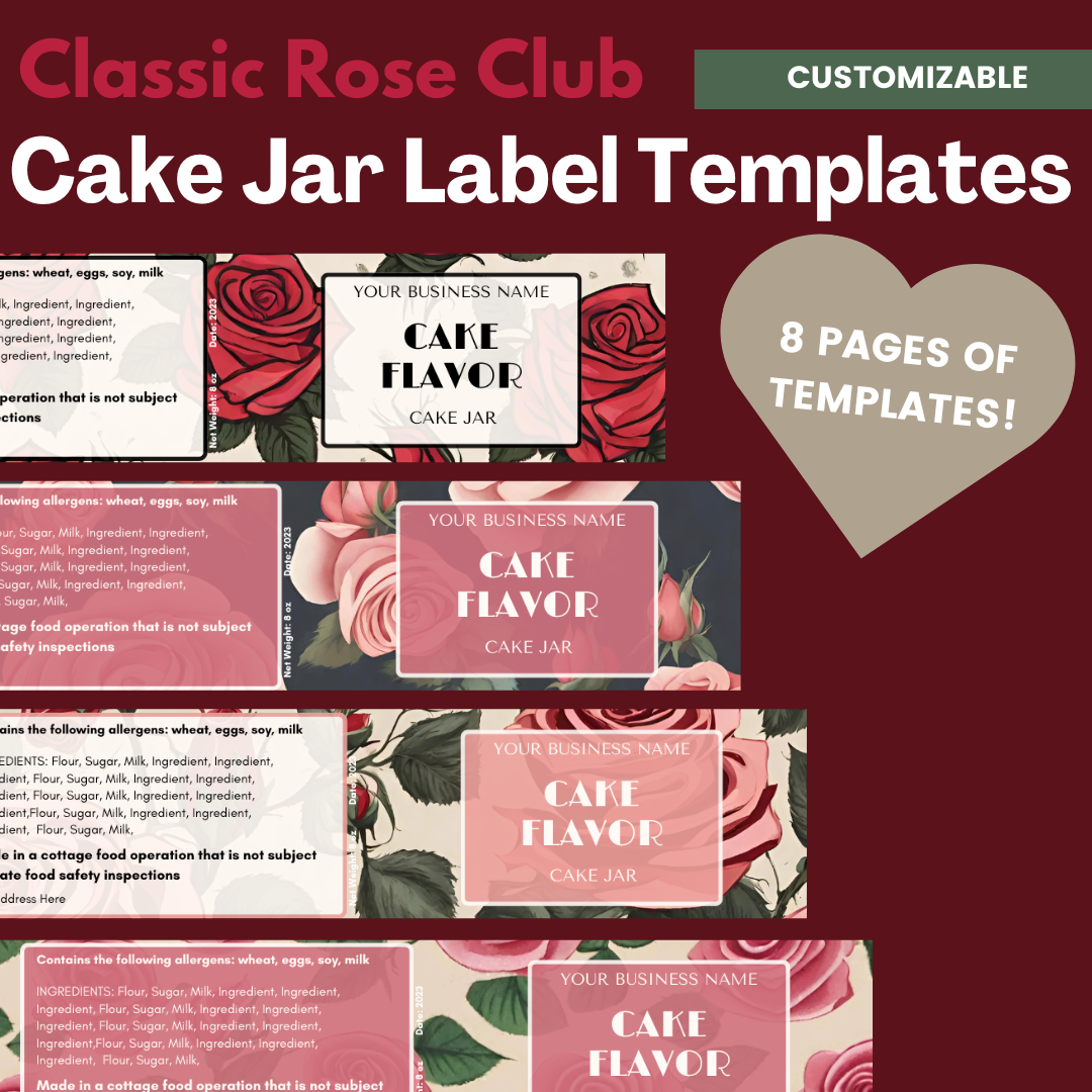 Editable Packaging Label Templates