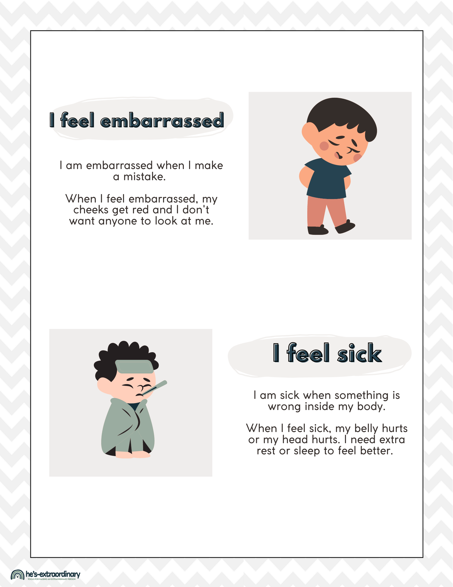 How Do I Feel? Emotions Work Booklet