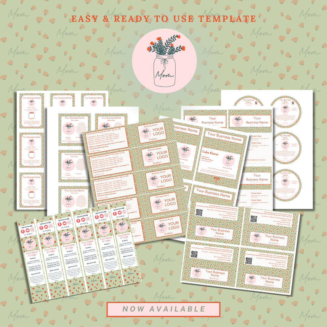 Editable Packaging Label Templates