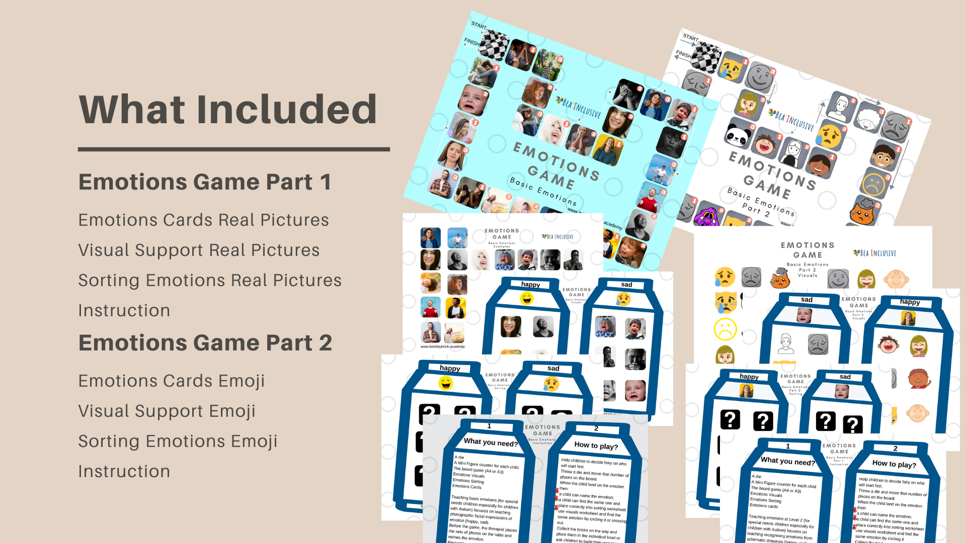 Theory of Mind - Teaching Situation-Based Emotions Basic Level