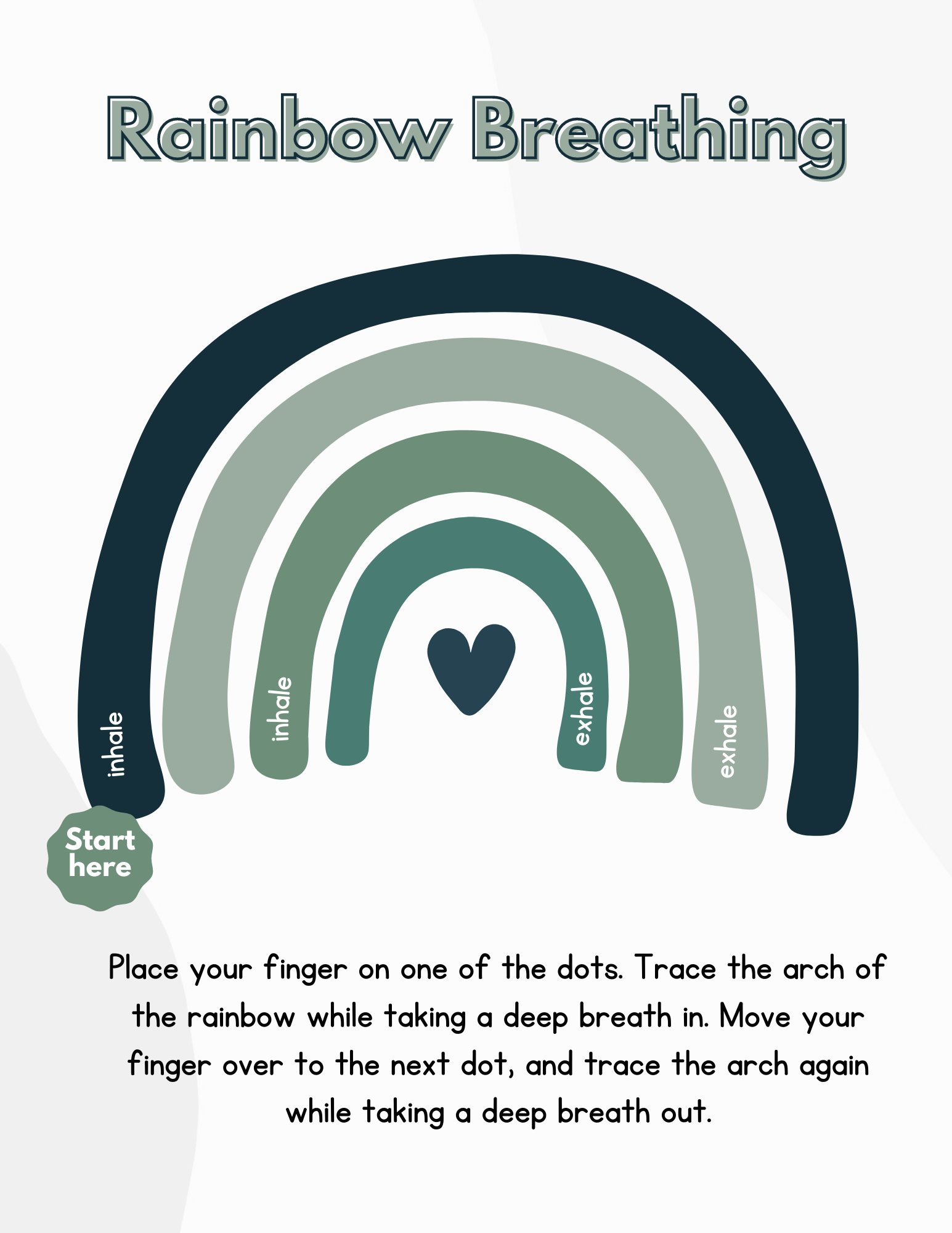 Deep Breathing Posters