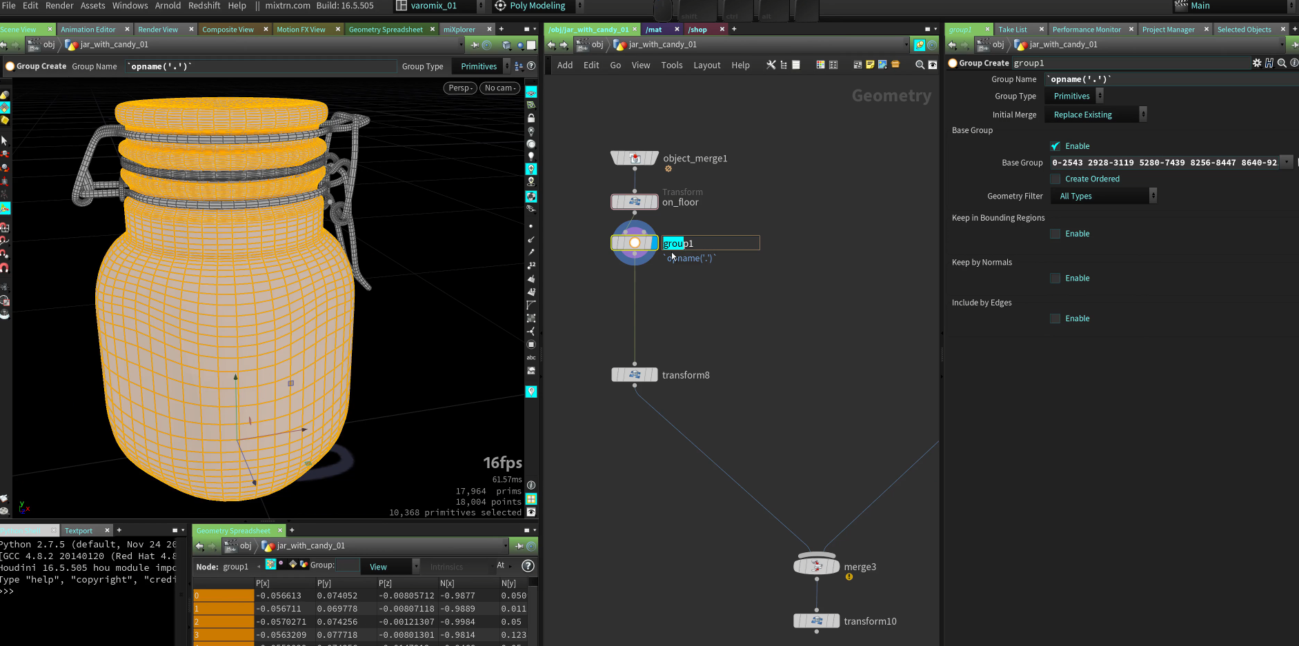 Shading with Redshift