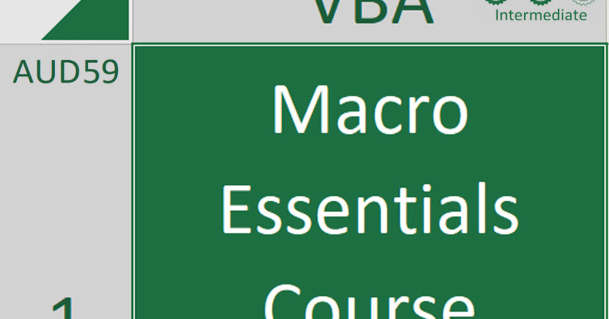 Macro Essentials Course