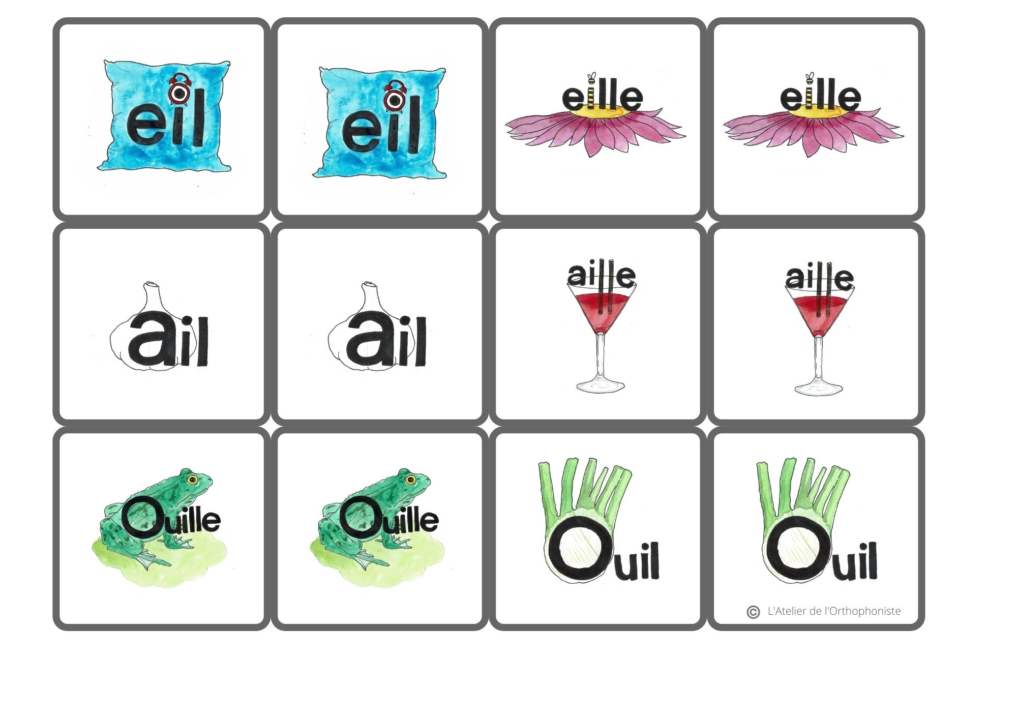 Memory des sons complexes