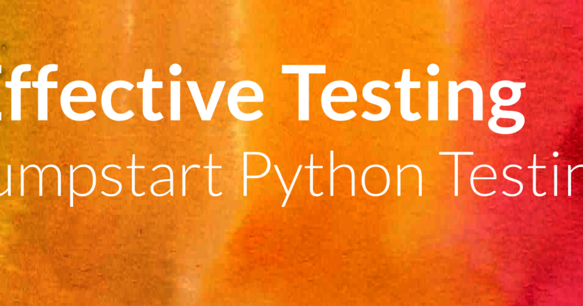 Effective Testing - Standard